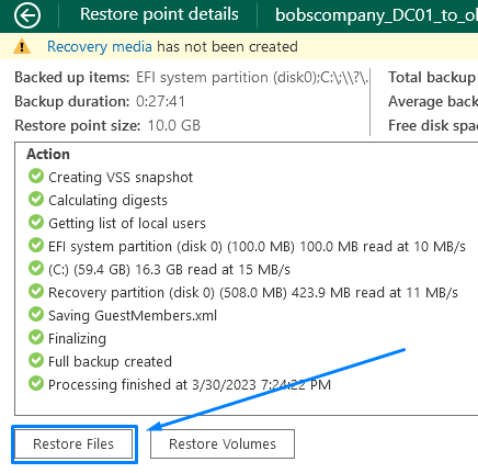 How to: Restoring files and folders with Veeam Agent for Microsoft Windows