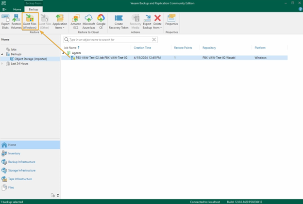 How To: Restore Data using Veeam Backup and Replication (VBR)