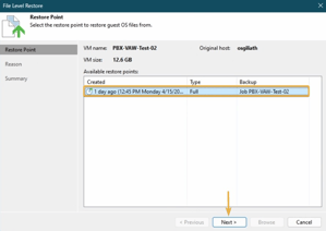 How To: Restore Data using Veeam Backup and Replication (VBR)