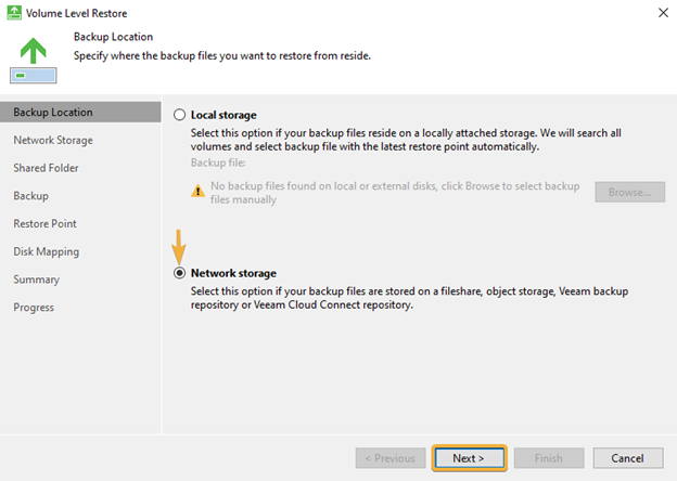 How To: Perform Volume Level Restore using Veeam Agent for Windows