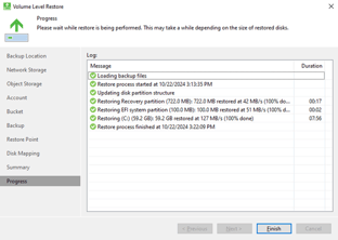 How To: Perform Volume Level Restore using Veeam Agent for Windows